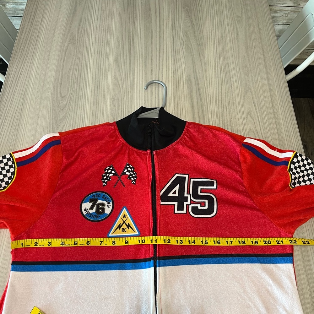 Rare! Mad Engine One Piece Racing Pajamas Size Large - Gem